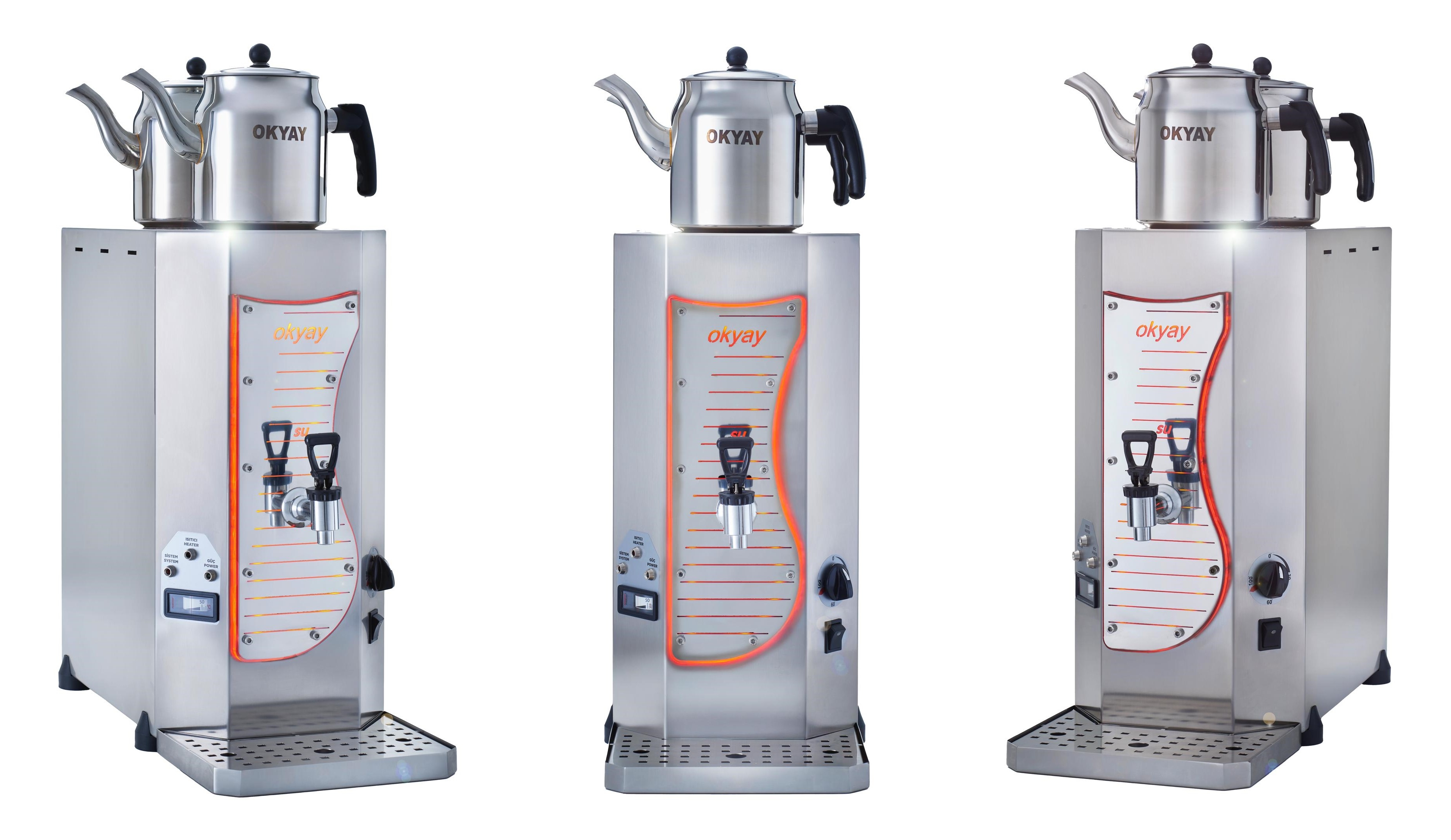 OKYAY16 İkonik Çay Makinesi | Çay Kazanı - Çay Ocağı | Okyay Çay ...
